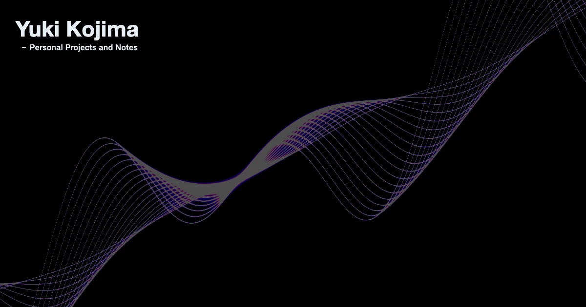 Yuki Kojima | Personal Projects and Notes